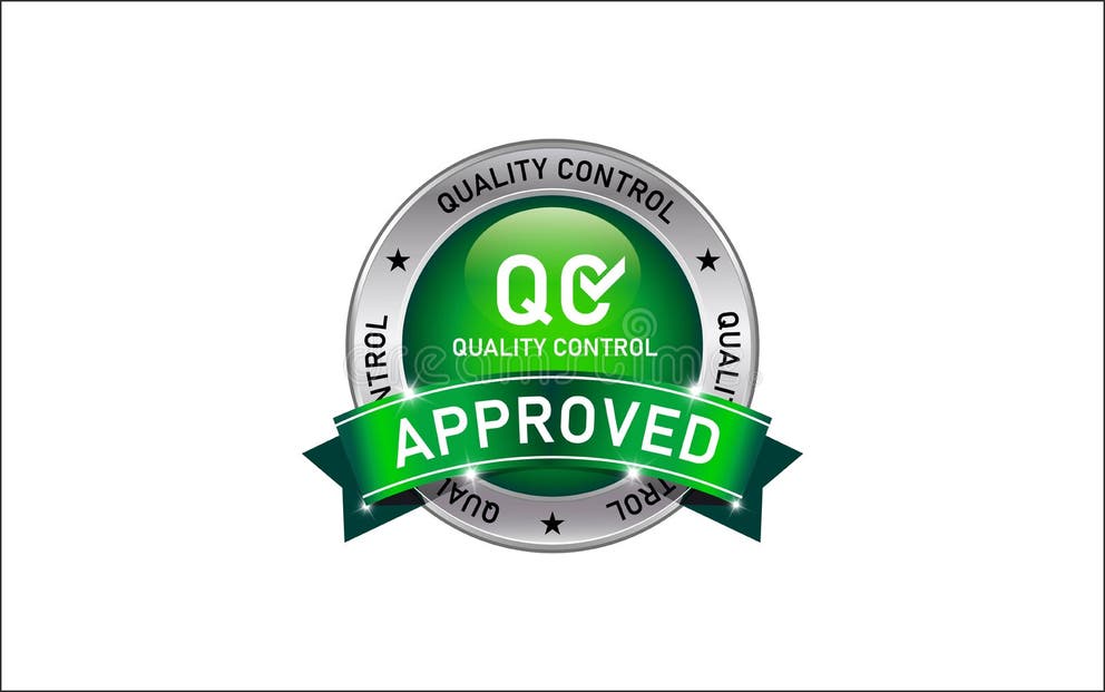 Quality Control Sign Graphic Vector Illustration Design Template Stock ...