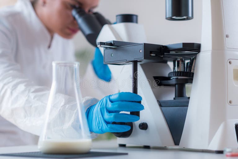 Milk Microscope View Stock Photos - Free & Royalty-Free Stock Photos ...