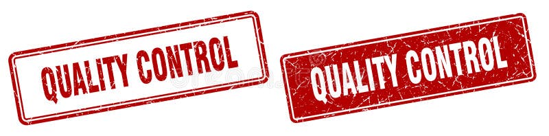 Quality Control Stamp Set. Quality Control Square Grunge Sign Stock ...