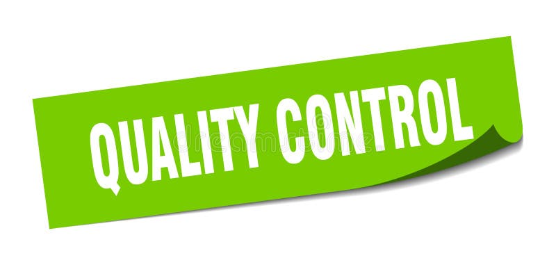Quality Control Sticker. Quality Control Square Sign Stock Vector ...