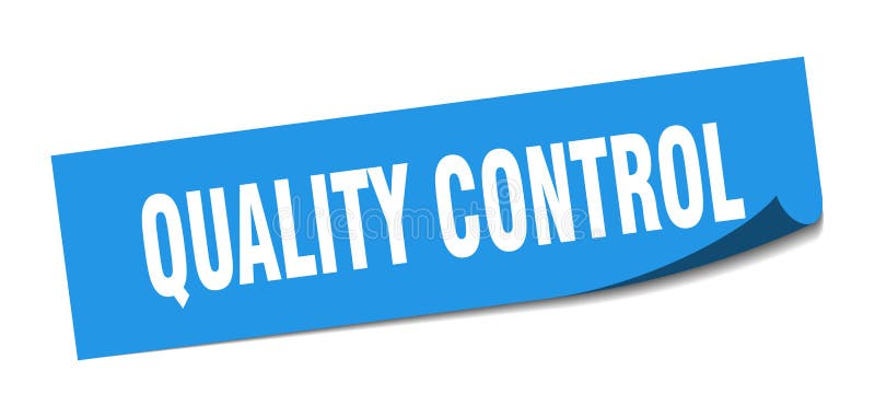 Quality Control Sticker. Quality Control Square Sign Stock Vector ...