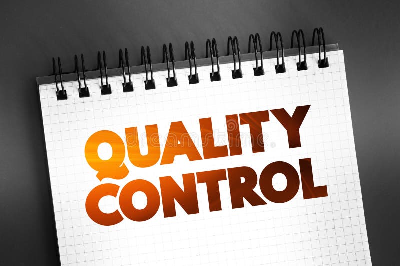 QC Quality Control - Process by Which Entities Review the Quality of ...