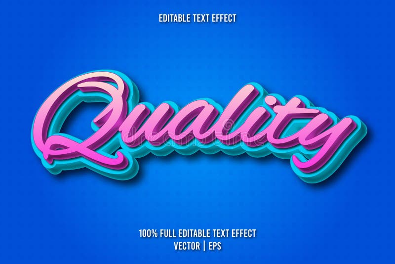 Quality Editable Text Effect Retro Style Stock Vector - Illustration of ...