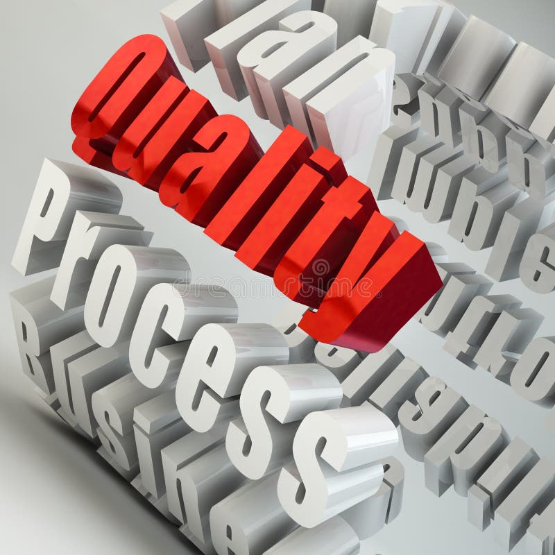 Quality process stock illustration. Illustration of global - 28056606