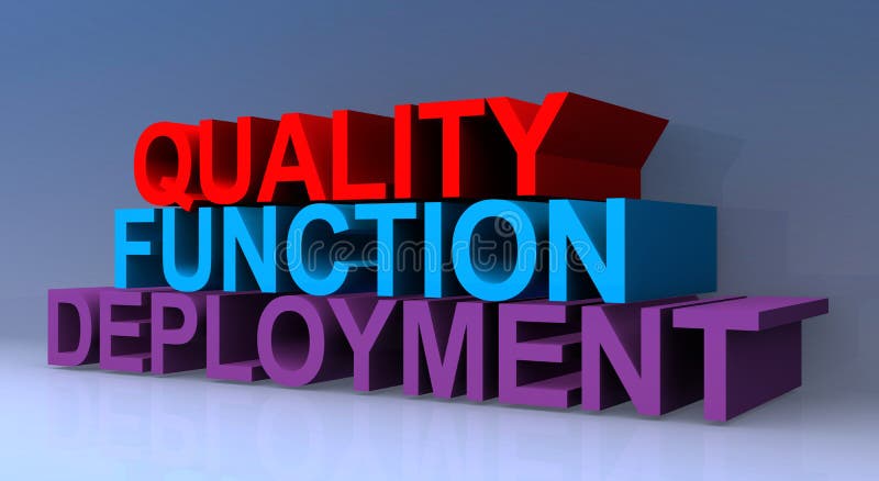 QFD - Quality Function Deployment Acronym Stock Illustration ...