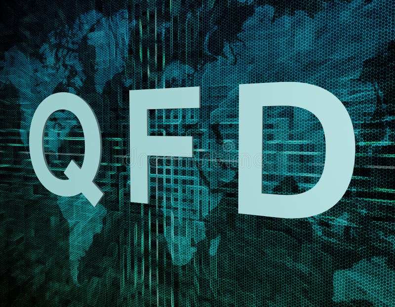 QFD, Quality Function Deployment. Concept with Keyword, People and ...