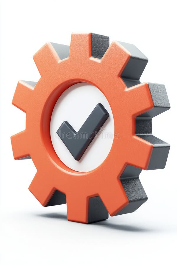 Quality Gear, a Gear Icon with a Checkmark To Represent Quality Control ...