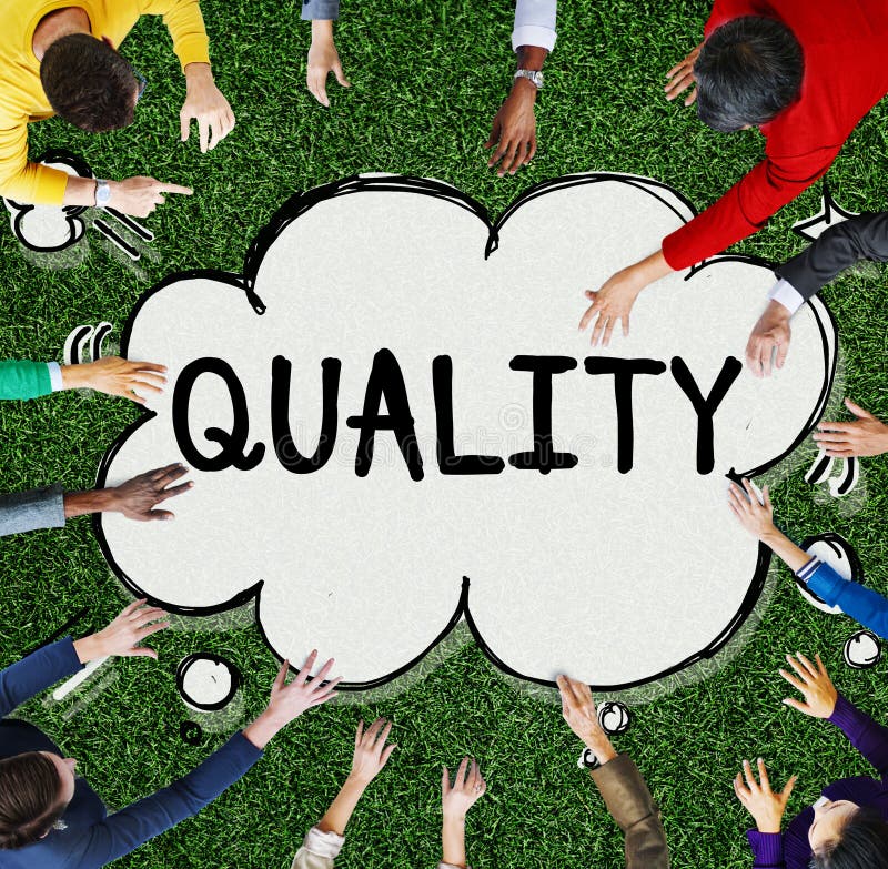 Quality Grade Level Guarantee Value Status Concept Stock Photo - Image ...
