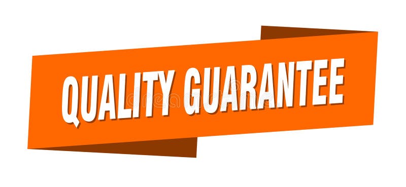 Quality Guarantee Banner Template. Quality Guarantee Ribbon Label Stock ...