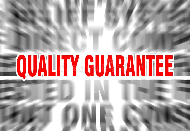 Quality guarantee stock vector. Illustration of text - 147624042
