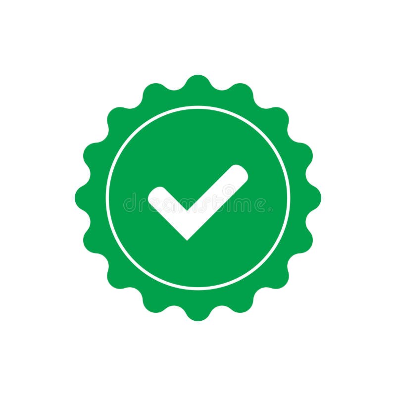 Quality Guarantee Icon, Check Mark in Seal Icon. Stock Vector ... Quality Guarantee Icon, Check Mark in Seal Icon. Stock Vector ...