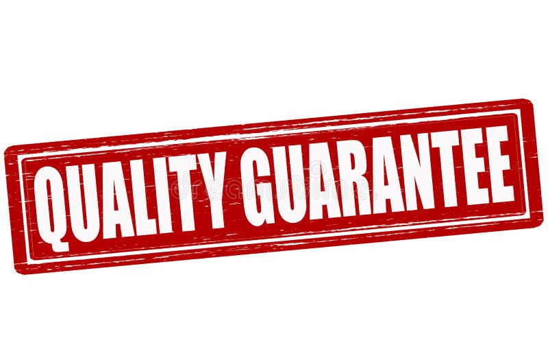 Quality guarantee stock illustration. Illustration of guarantee - 109895899