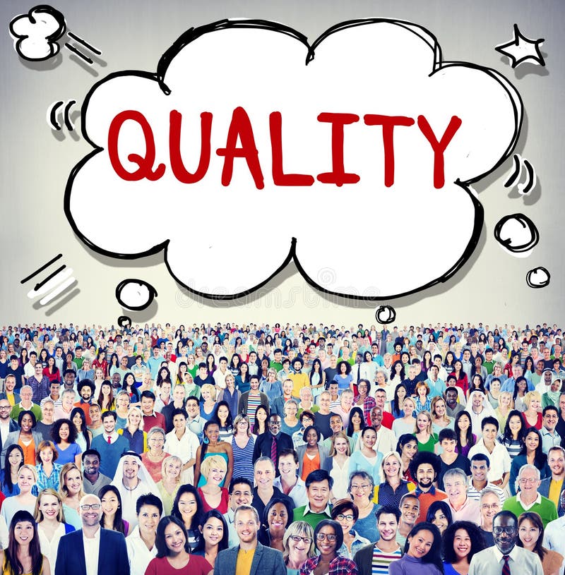 Quality Grade Level Guarantee Value Status Concept Stock Photo - Image ...