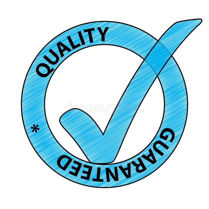 Quality Guaranteed stock vector. Illustration of guarantee - 81836128