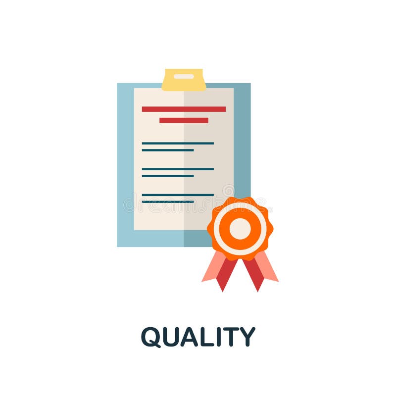 Quality Icon. Simple Element from Core Values Collection. Creative ...