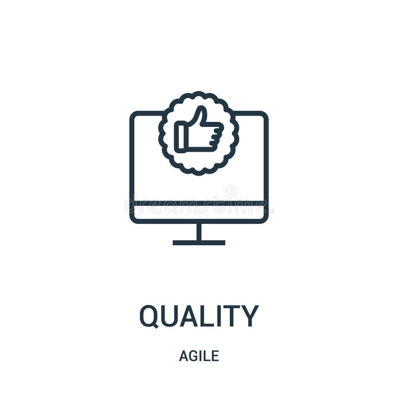 Quality Icon Vector from Web Design Collection. Thin Line Quality ...