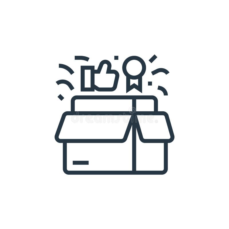 Quality Icon Vector from Business Model Canvas Concept. Thin Line ...