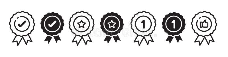 Quality Icon Vector Set Collection for Web Stock Vector - Illustration ...