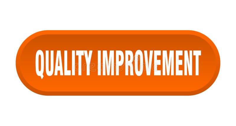 Quality Improvement Sign. Quality Improvement Circular Band Label ...