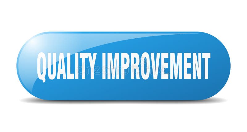 Quality Improvement Button. Quality Improvement Sign. Key. Push Button ...