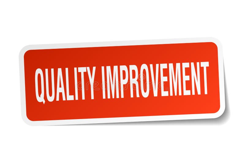 Quality Improvement Sticker Stock Vector - Illustration of quality ...