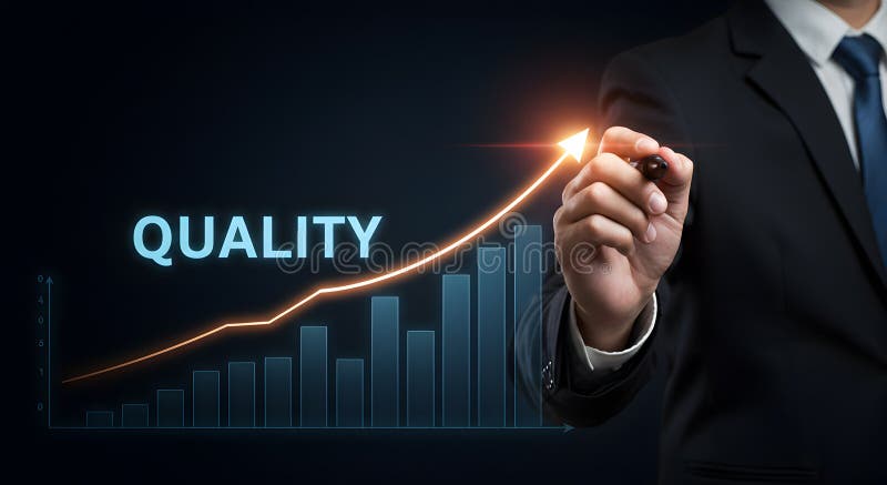 Quality Improvement Strategy Business Growth Chart Success Management ...