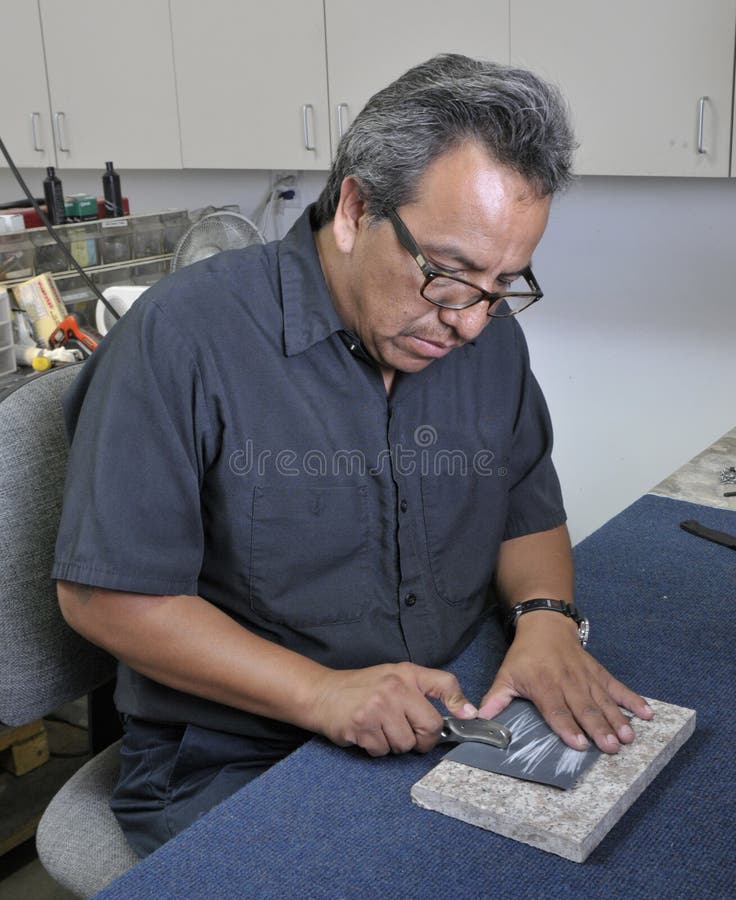 Quality Inspector at work stock photo. Image of force - 18915152