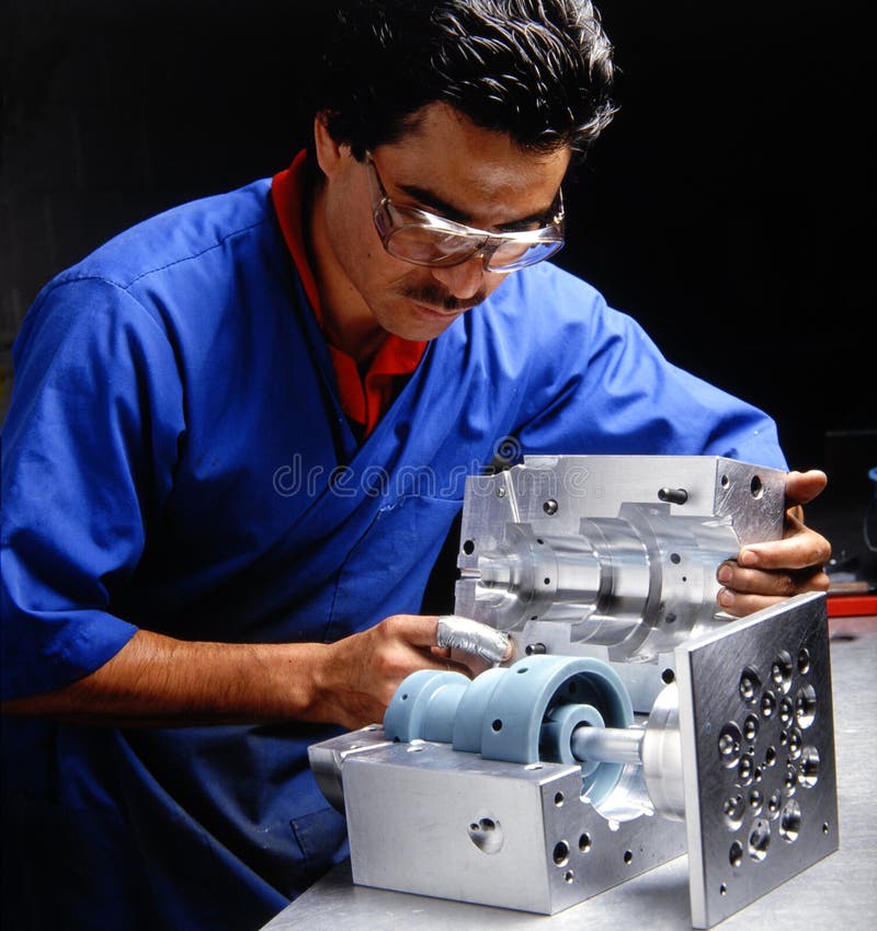 Quality Inspector at work stock photo. Image of force - 18915152