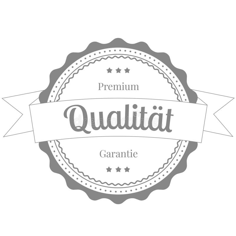 Quality Label Sticker Badge Stock Illustration - Illustration of ...
