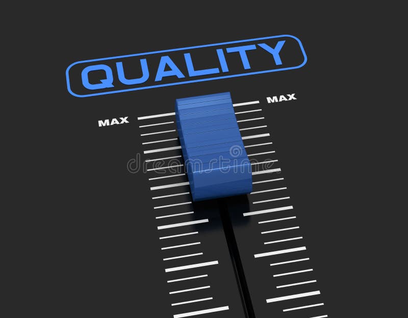 Quality level stock illustration. Illustration of advice - 28591315