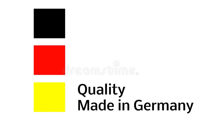 Quality Made in Germany stock illustration. Illustration of vector ...