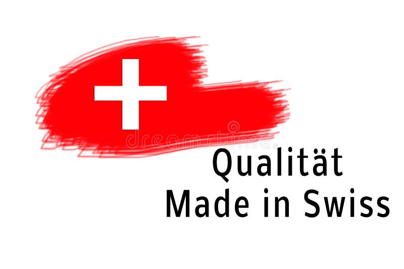 Quality Made in Swiss stock illustration. Illustration of blot - 193367088