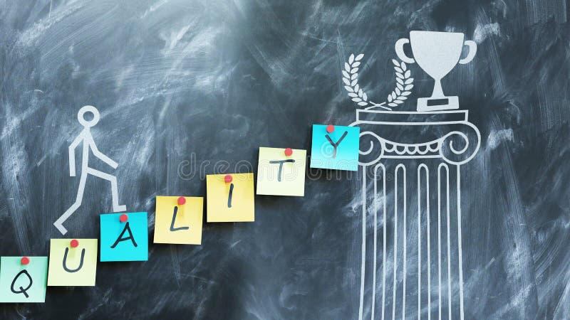 Quality Make Steps To Success Stock Illustration - Illustration of ...
