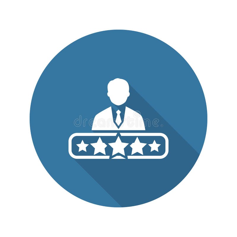 Quality Management Icon. Flat Design Stock Illustration - Illustration ...