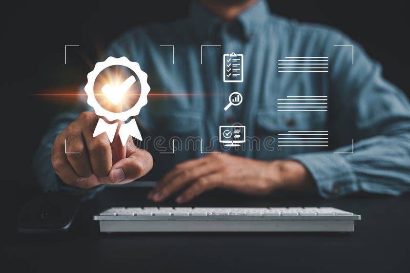 Quality Management Planning and Process Procedure Stock Image - Image ...