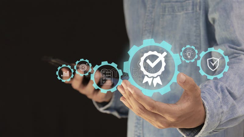 Quality Management and Quality Control Certification Concept Standard ...