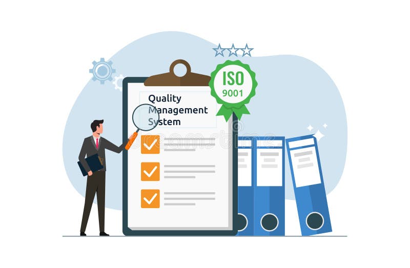 Quality Management System for ISO Standard, Paper Document with ...