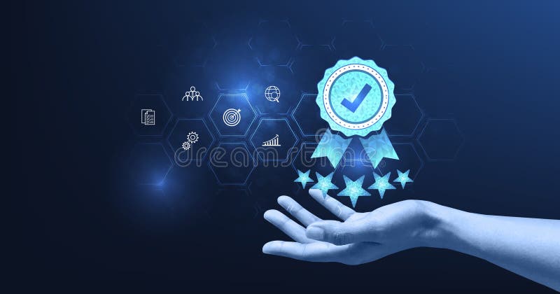 Quality Management and Validation Process Concept Stock Illustration ...