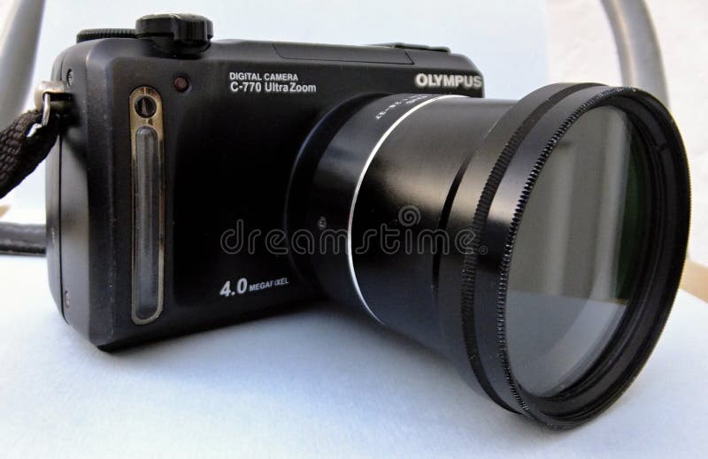 Olympus X-940 Digital Compact Camera in Blue Editorial Photography ...