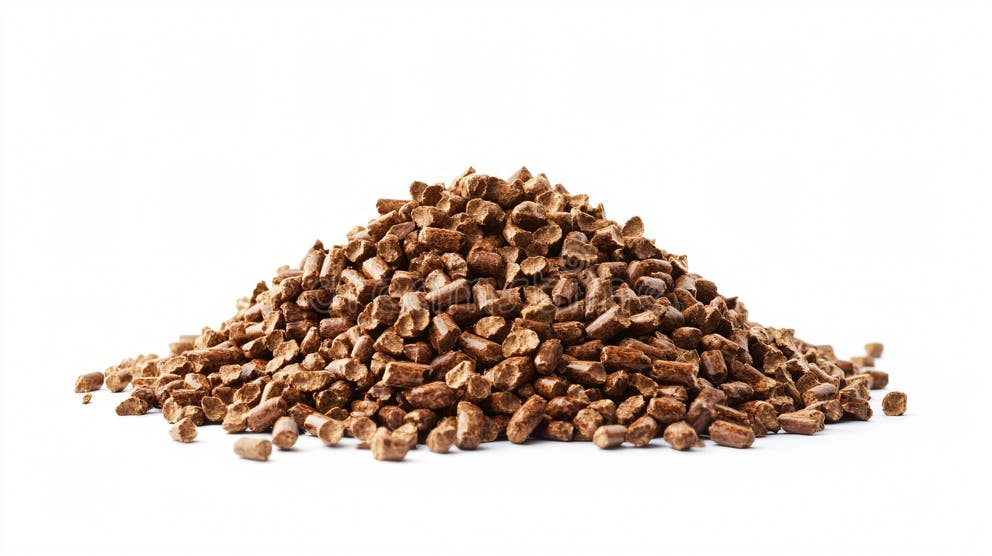 Quality Pile of Wood Pellets Isolated on Transparent Background for ...