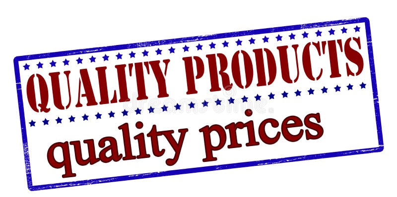 Quality products stock illustration. Illustration of quality - 82272521