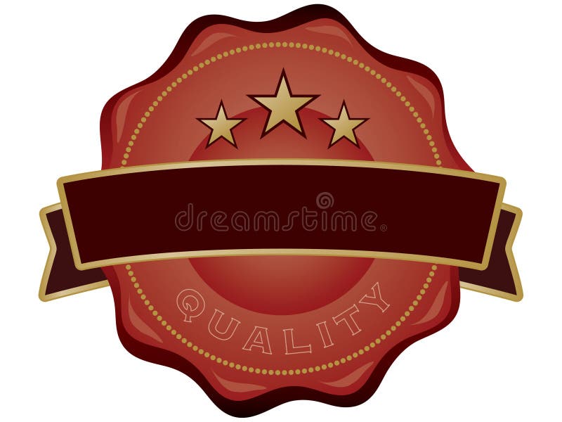 Quality Seal stock vector. Illustration of isolated, quality - 14447186