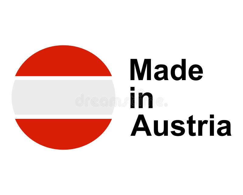 Quality Seal Made in Austria Stock Vector - Illustration of marketing ...
