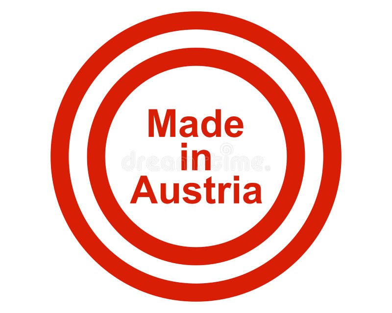 Quality Seal Made in Austria Stock Vector - Illustration of symbol ...
