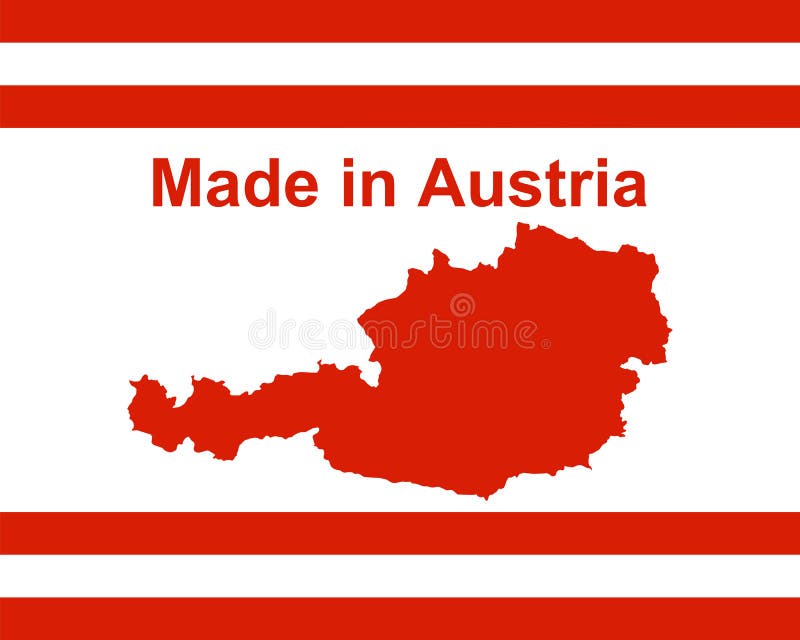 Quality Seal Made in Austria Stock Vector - Illustration of austria ...