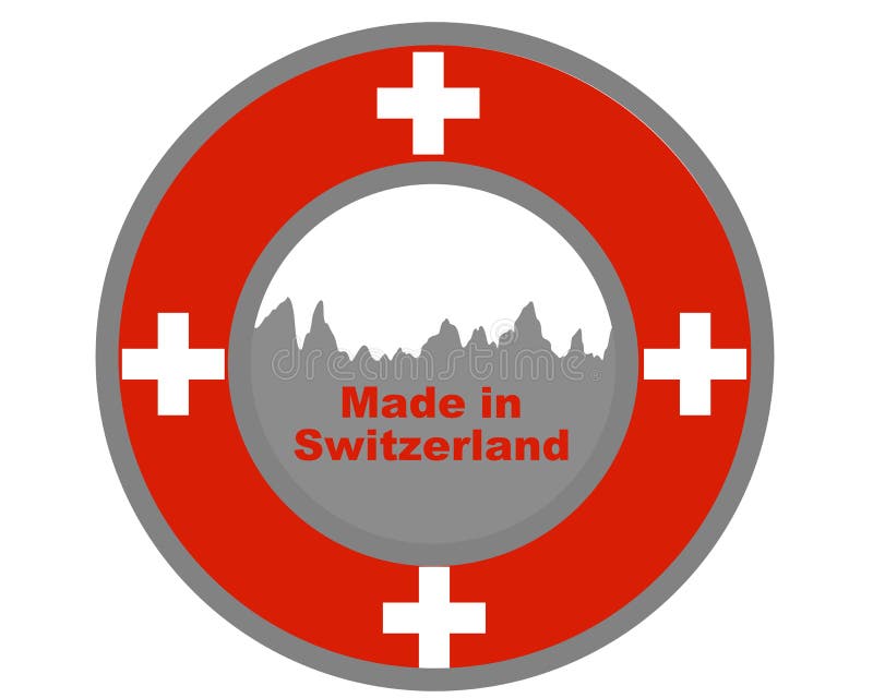 Quality Seal Made in Switzerland Stock Vector - Illustration of plaque ...