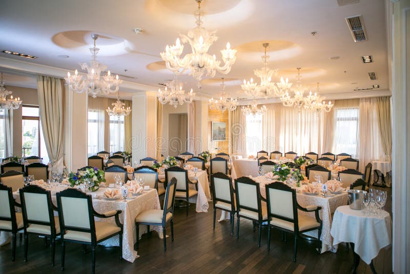 Quality Served Restaurant Table Stock Image - Image of dinner, luxury ...