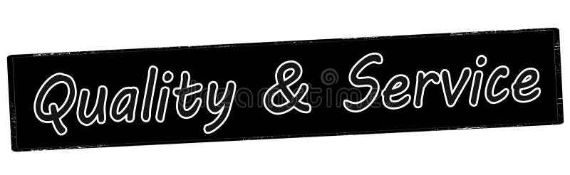 Quality and service stock illustration. Illustration of inside - 81788837
