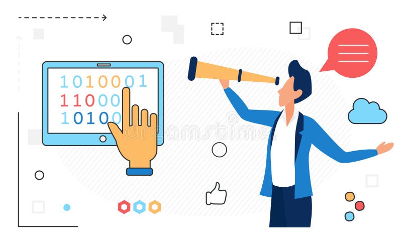 Development Code Language Sign Programming Coding And Developing Concept Stock Vector