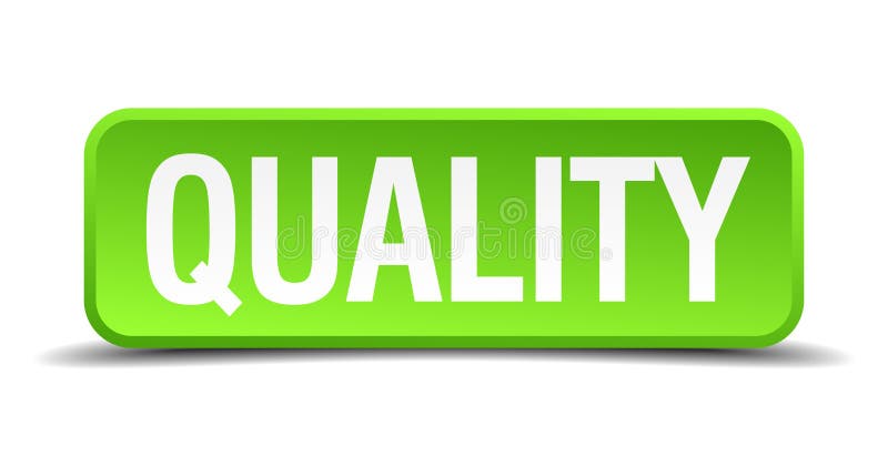 Quality button stock vector. Illustration of website - 121128186